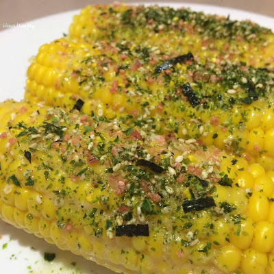 Hawaii Mom Blog: Miso Butter Furikake Corn