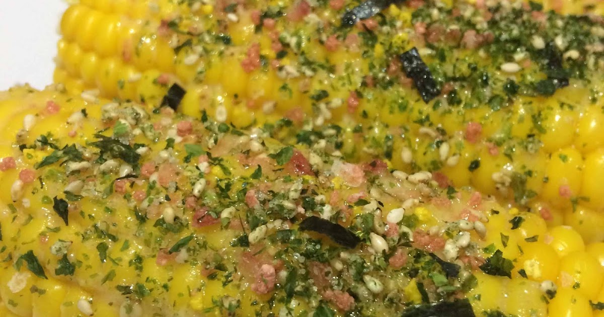 Hawaii Mom Blog: Miso Butter Furikake Corn