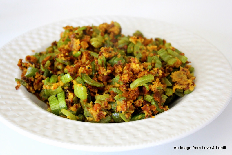 Love & Lentil: Podalangai (Snakegourd) Besan Curry