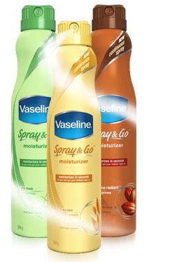 Vaseline Spray & Go offers manna for the dry and lazy! Contest ...