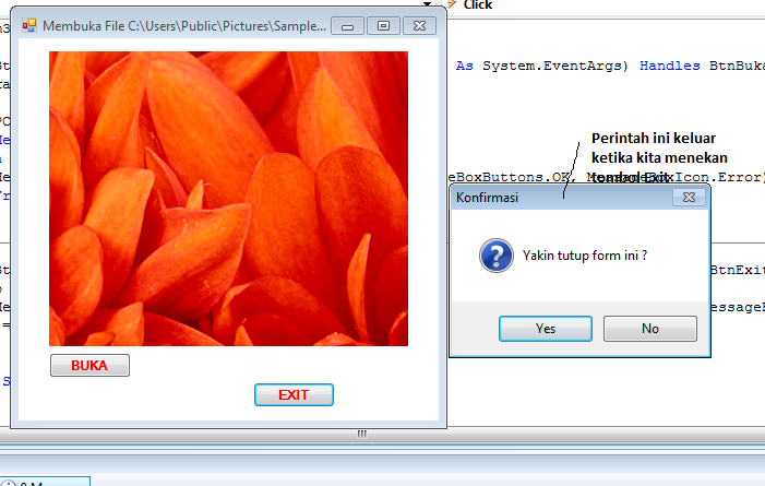 Belajar Microsoft Visual Basic 2008: EXCEPTION HANDLING - MODUL 11