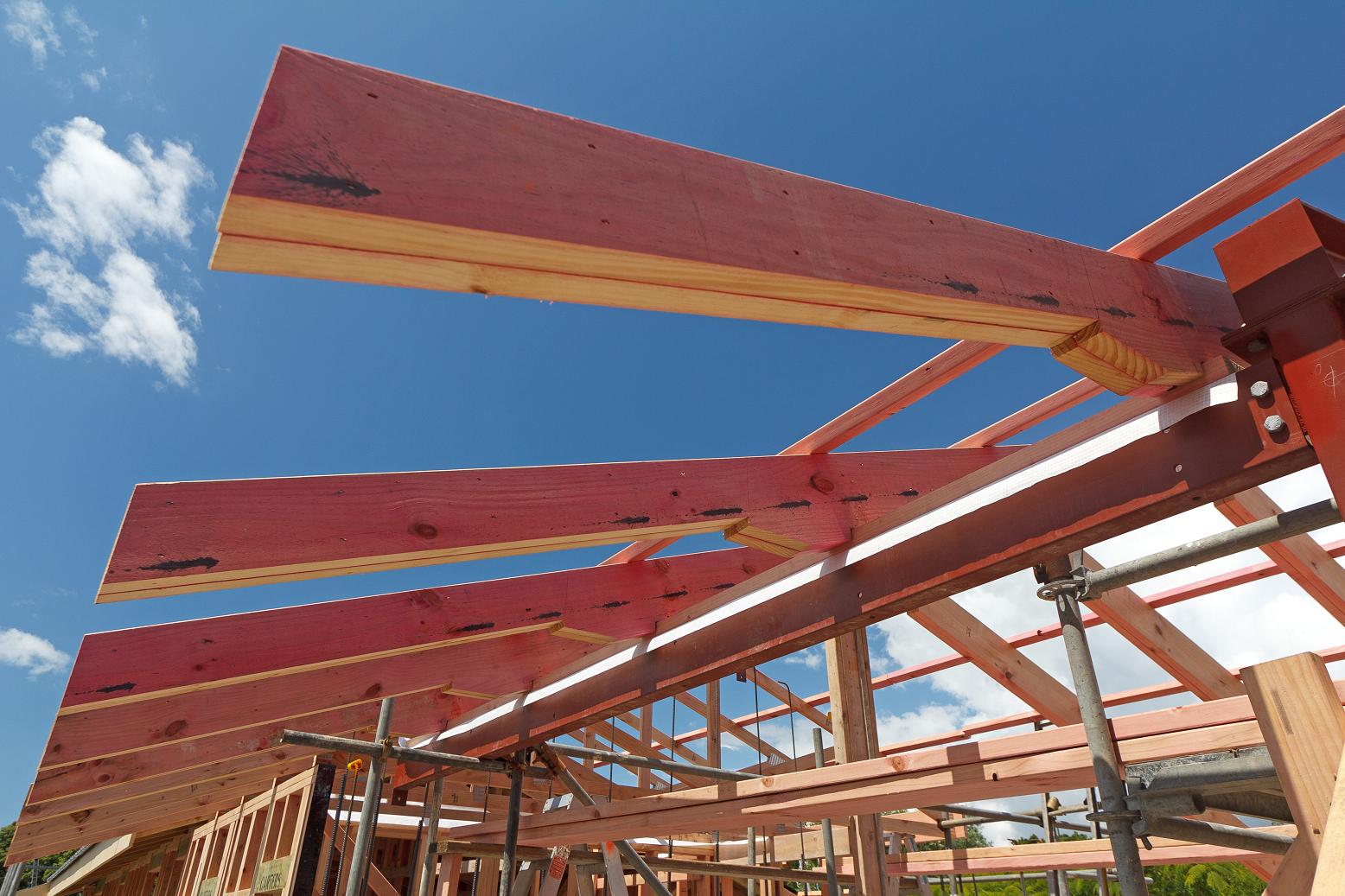 ROOF FRAMING | The New Zealand's First Passive House