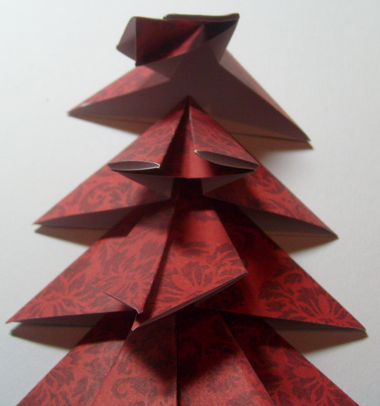 Night Owl Designs: Folded Christmas Tree Card Tutorial