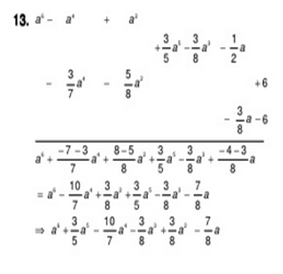 Matematicas: Ejercicios Algebra Suma Resta Multiplicacion y Division