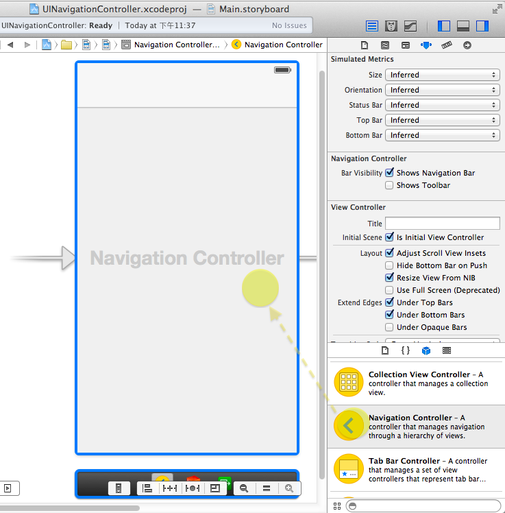 KH的程式世界: [iOS] UINavigationController
