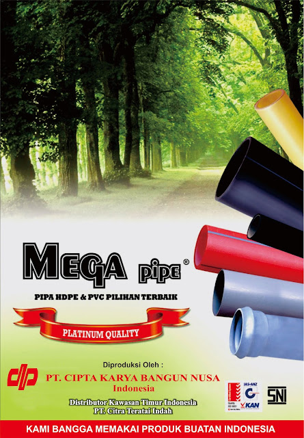 Distributor MEGA PIPE Indonesia: Brosur PIPA HDPE dan PVC
