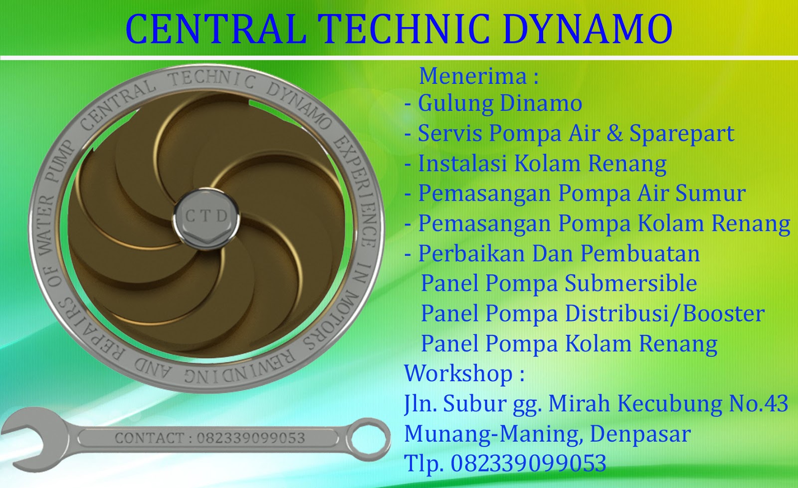 CENTRAL TECHNIC DYNAMO : Gulung dinamo dan servis pompa air untuk daerah denpasar bali dan ...