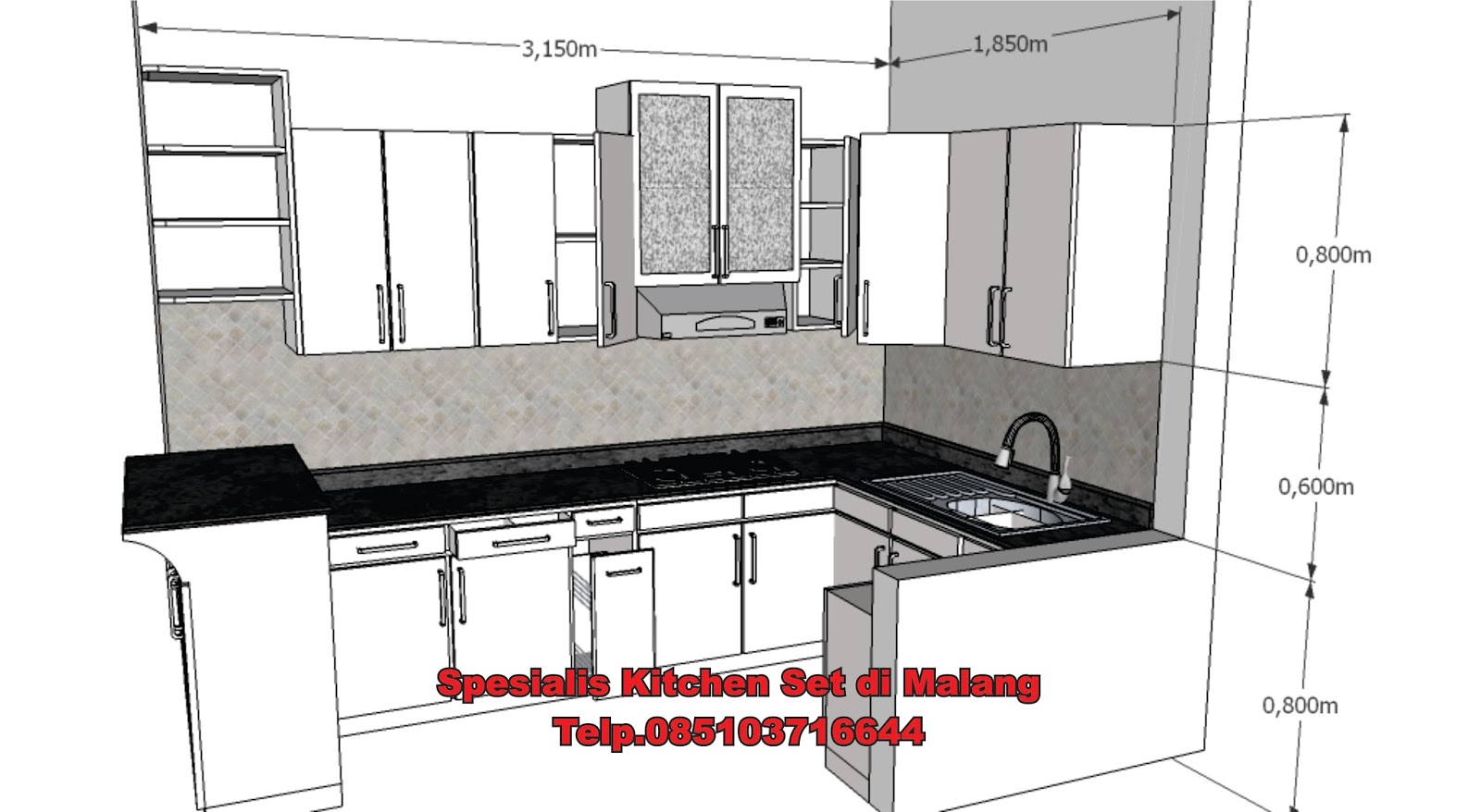 Kitchen Set di Malang | Hub.085103716644: kitchen set malang