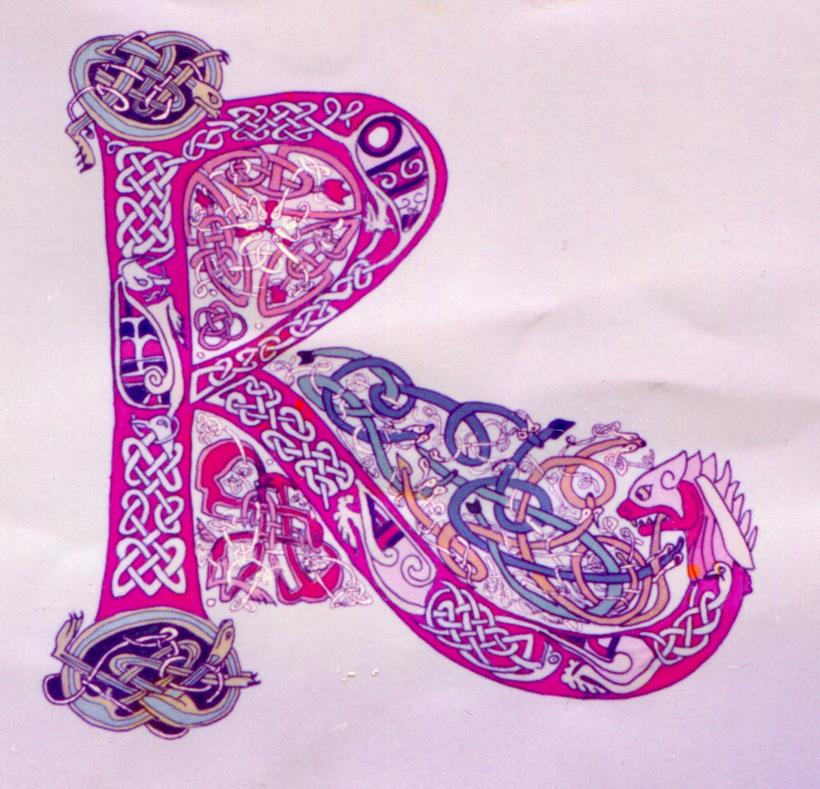 Celtic Art: Book of Kells - Letters - Book's Blog