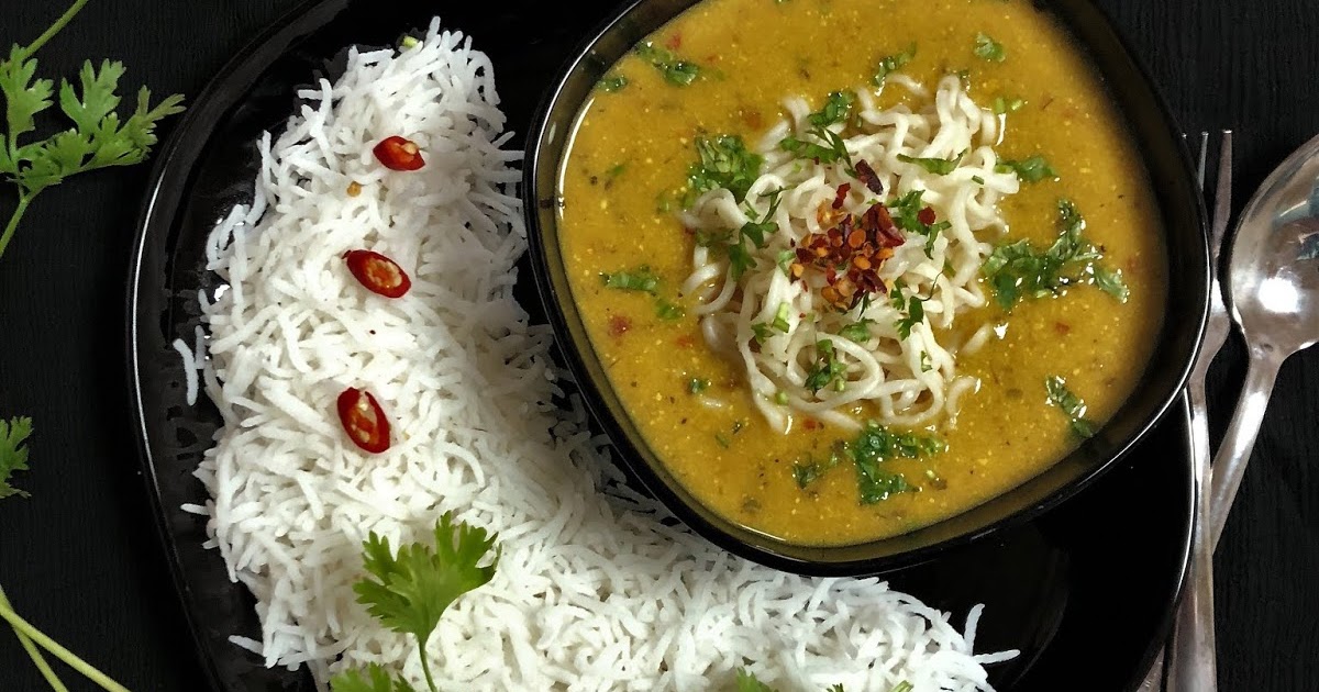 Bethica's Kitchen Flavours: Maggi Noodles Kadhi - Fusion Style