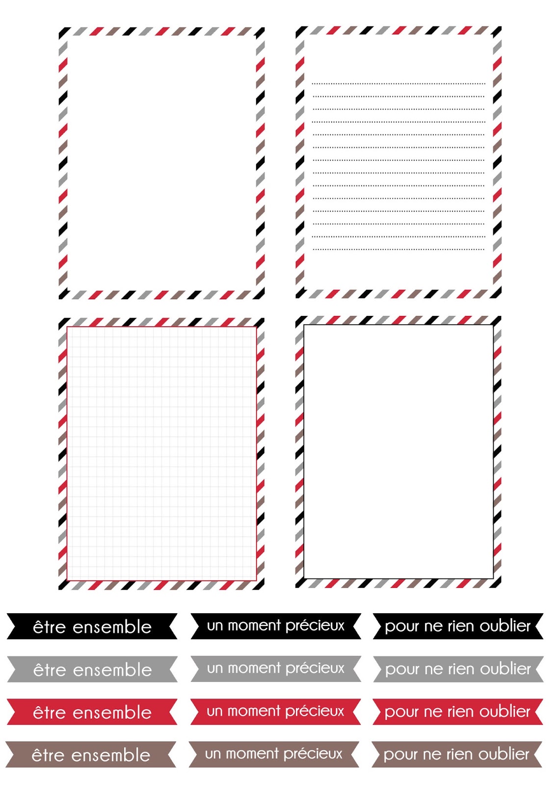 DIGITAL SCRAP : Étiquettes à imprimer