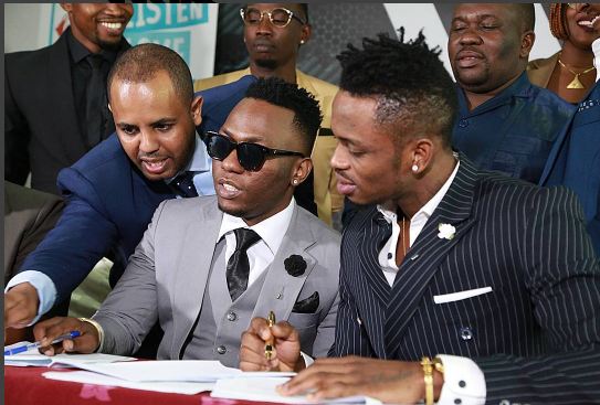 SWP: Photos: Rich Movoko And Queen Darleen Officially Signed By WCB ...