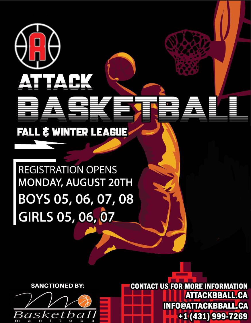 Attack Basketball League for Club Teams Born 2005 to 2008 Announced for ...