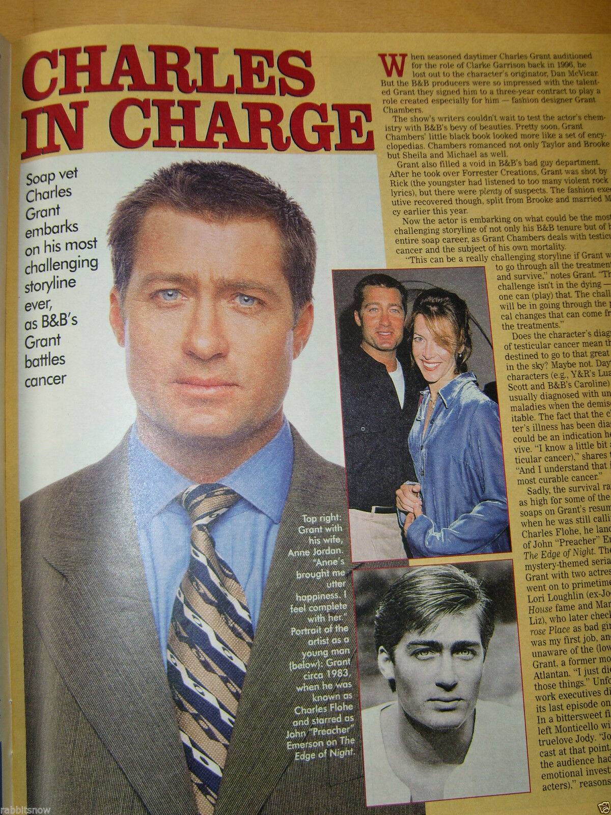 Charles Grant aka Charles Flohe PREACHER EMERSON Edge of Night