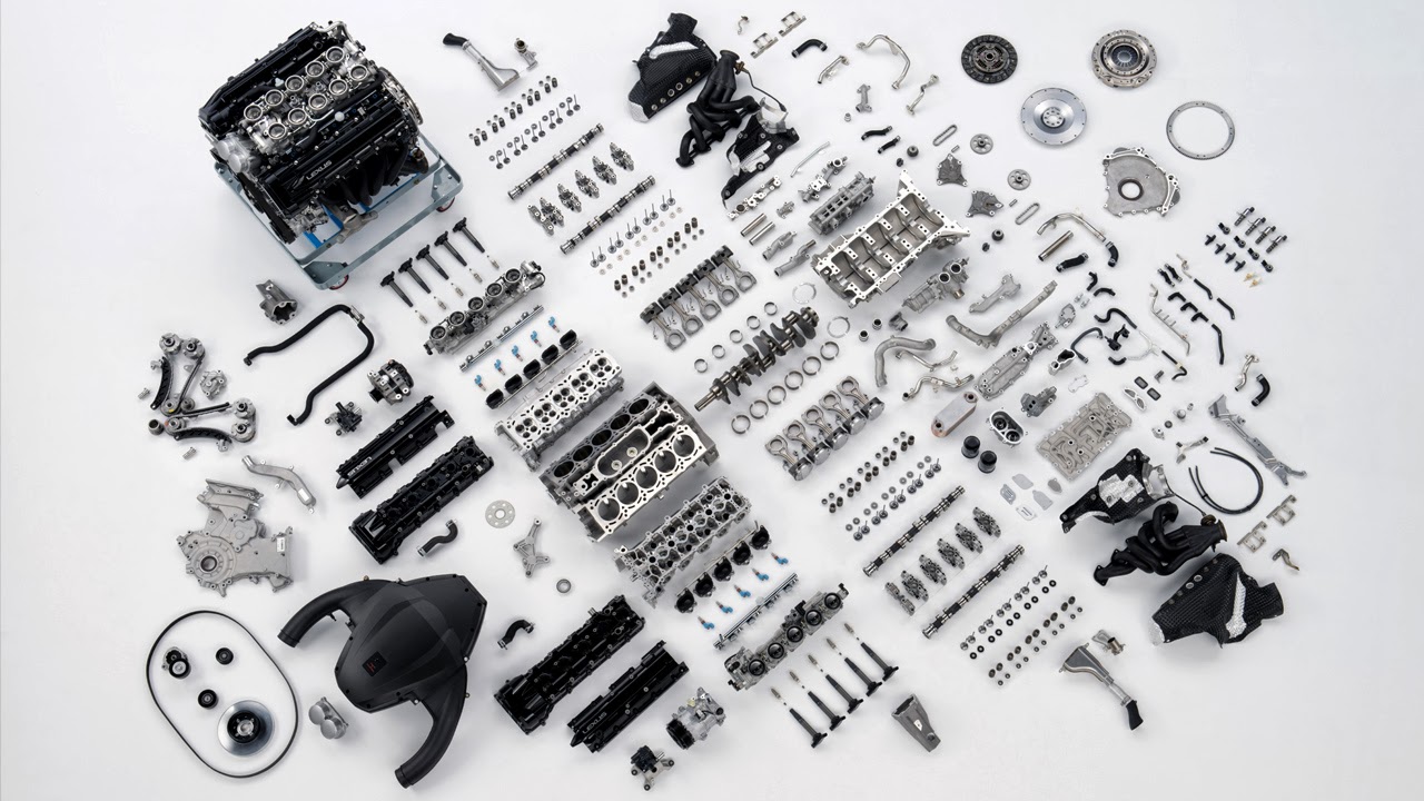 レクサス日記: レクサスLFAエンジン部品