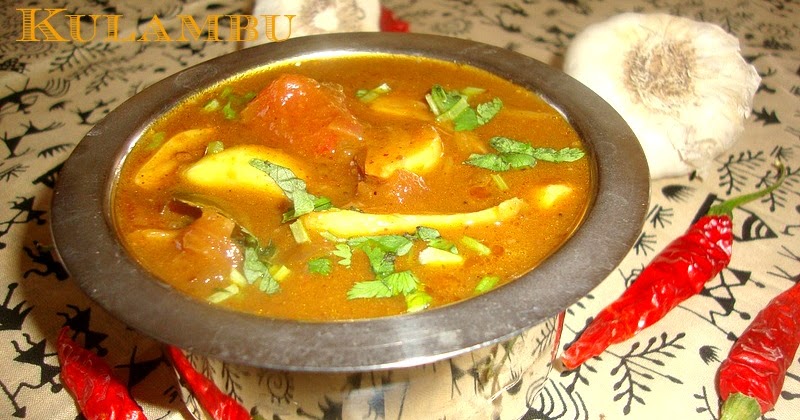 Sailaja Kitchen...A site for all food lovers!: Poondu Kulambu Recipe ...