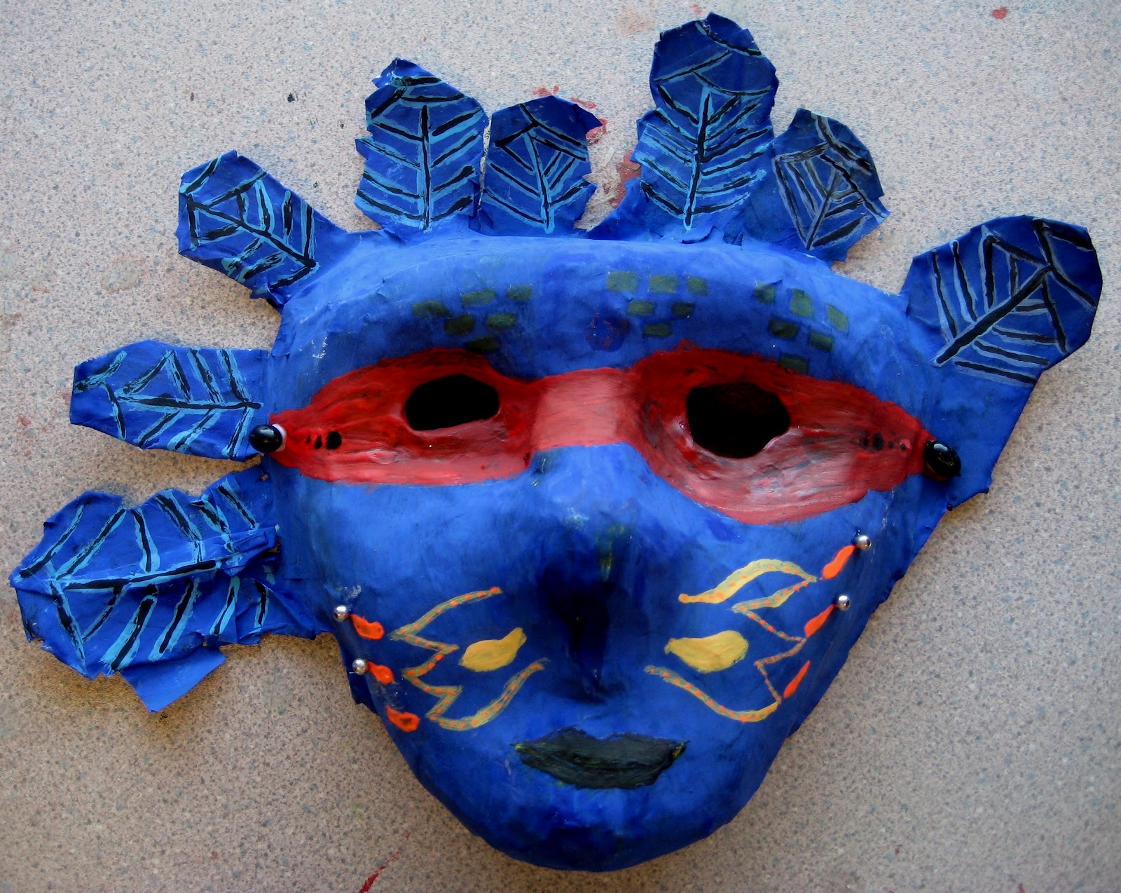 Student Artwork: Year 7 Mask Project