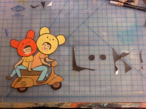 Cherry Au : new cut cut thingy: sneakpeek!