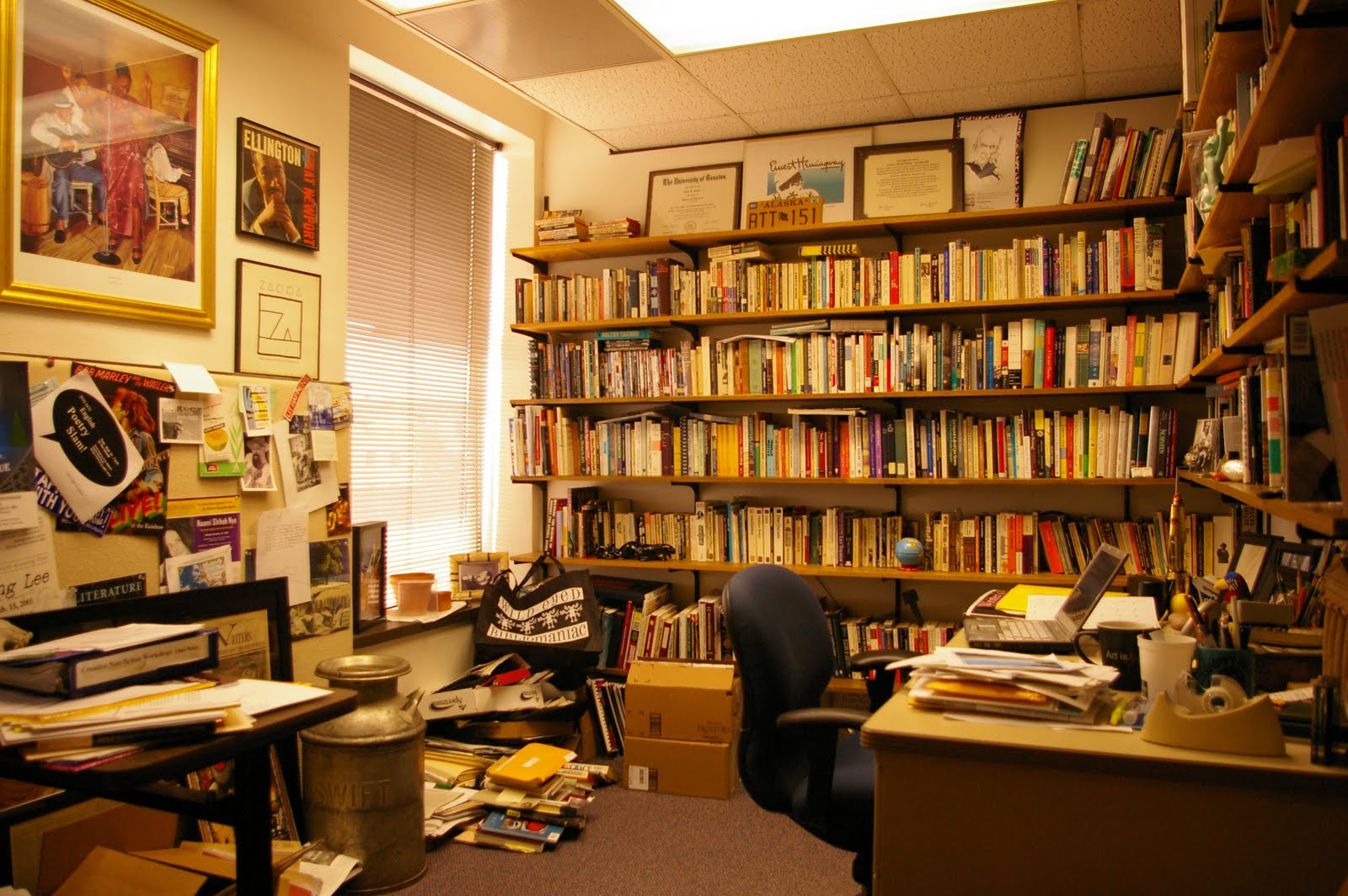 The Van Winkle Project: Van Winkle Cleans His Office