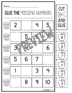 Emily Jane Creates: SEPTEMBER NO PREP LITERACY AND MATH PACKET