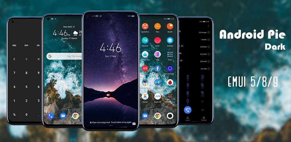 [Theme Update] Android Pie Dark Theme for EMUI 5/8/9 and Magic UI
