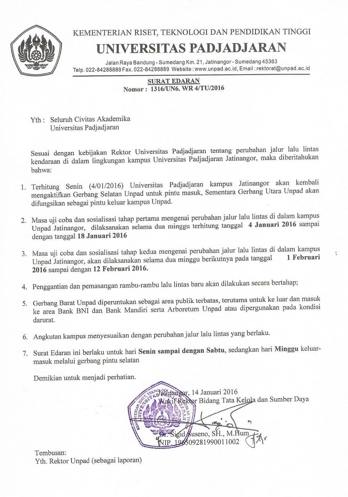 10 INFO CONTOH SURAT EDARAN RESMI - TEMPLATE