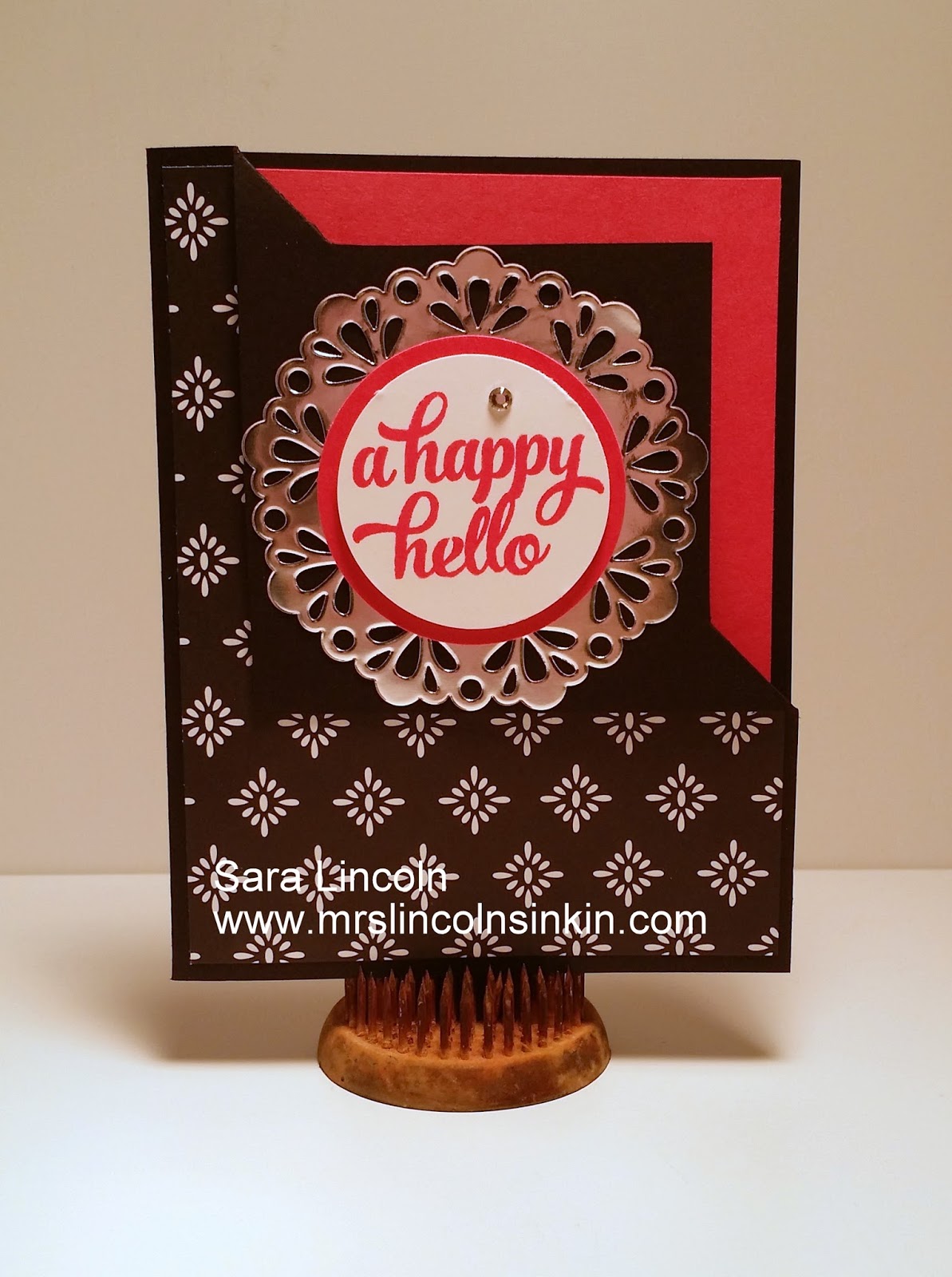 Mrs. Lincoln's Inkin: Fancy Fold Corner Card