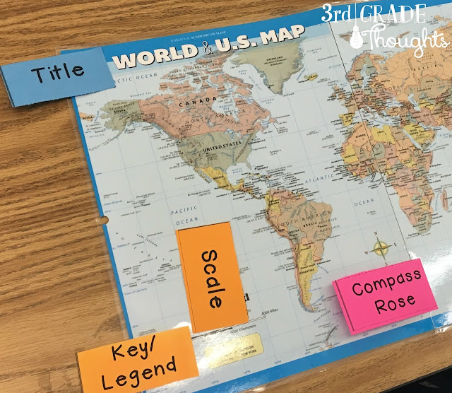 Practicing Map Skills: Scavenger Hunt Map Walk Activity | 3rd Grade ...