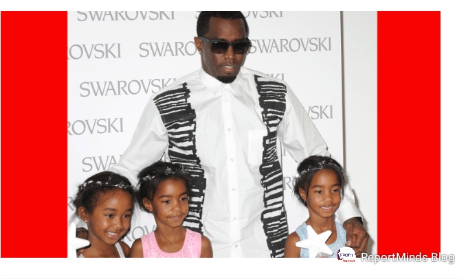 Diddy's twins pictured for the first time since their mother's death ...