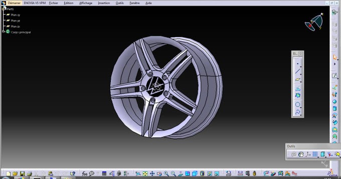 Make 3D Models In Catia V5 From Your 2D | 3D & 2D Models Drawing