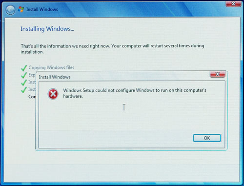 Mengatasi Windows Setup Could Not Configure Windows To Run On This