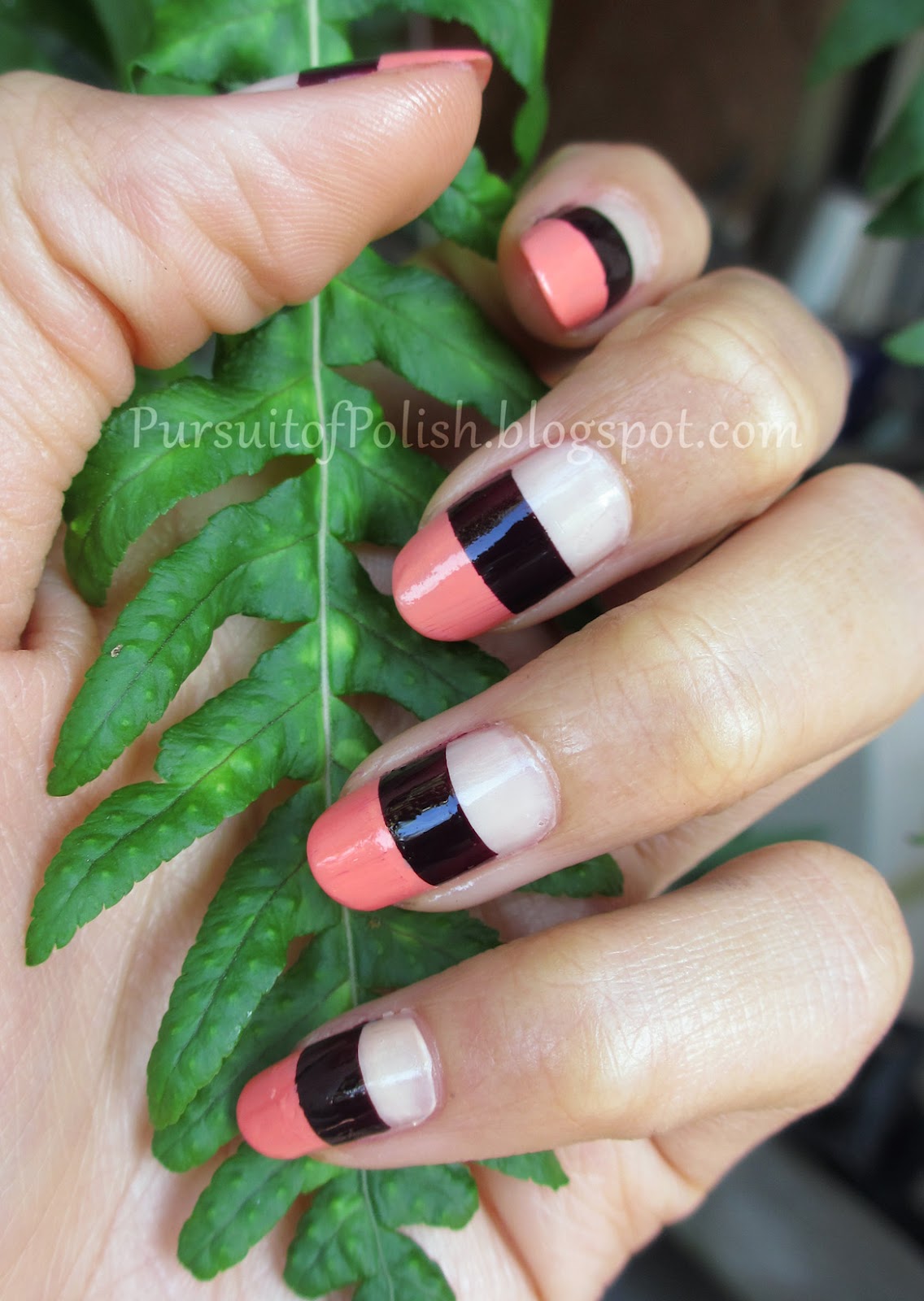 In Pursuit of Polish: Saharan Color-Block Manicure