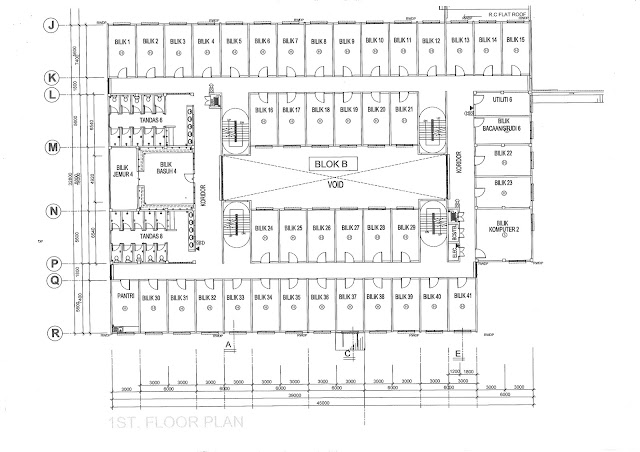 PELAN LANTAI ~ ZON BETA POLITEKNIK BALIK PULAU