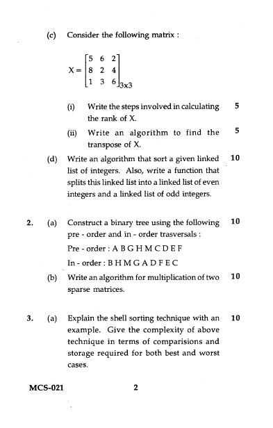 MCS-021 : DATA AND FILE STRUCTURES - IGNOU MCA Revised June 2012 ...