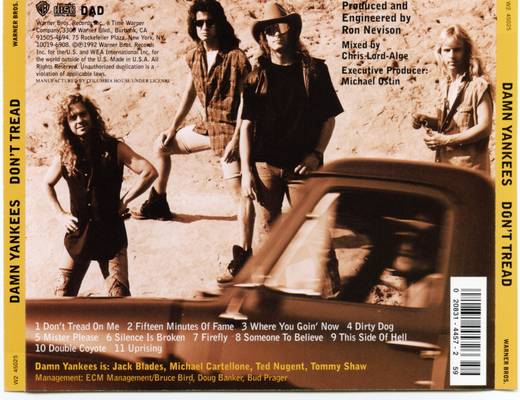 Jolly Joker`s Ohrenbalsam: DAMN YANKEES, DAMN YANKEES, CD, 1990