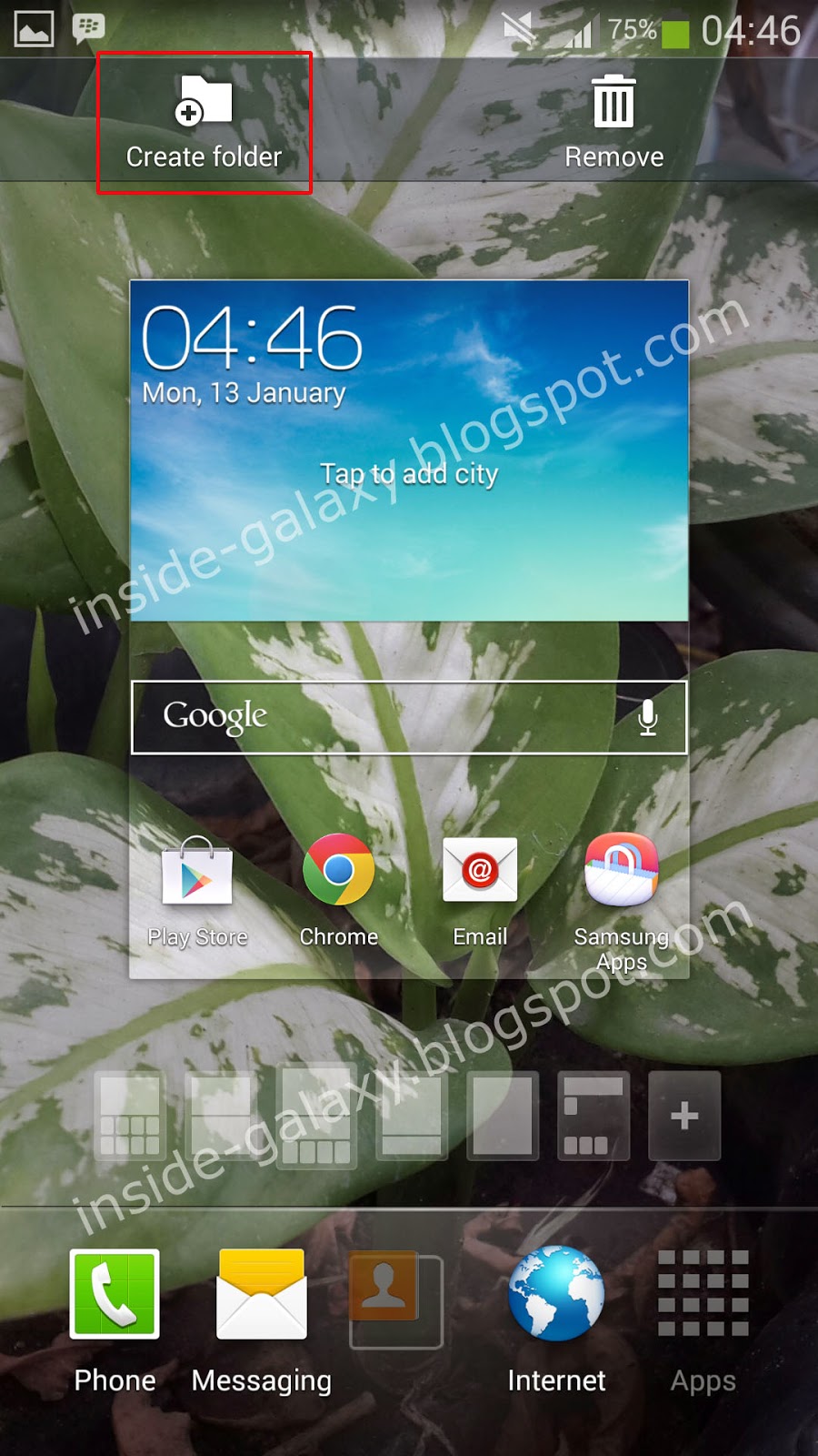 Inside Galaxy Samsung Galaxy S4 How To Create A New Folder In The inside-galaxy-samsung-galaxy-s4-how-to-create-a-new-folder-in-the