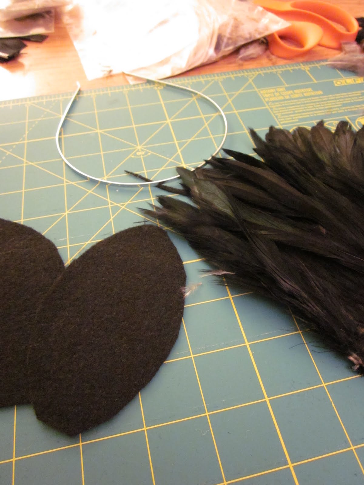 Creations by Bonnybee: PROJECT: Feather Hair Accessories and Challenge ...