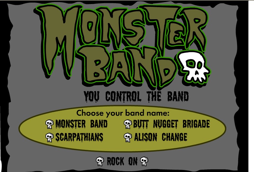 English is FUNtastic: Create your monster band!