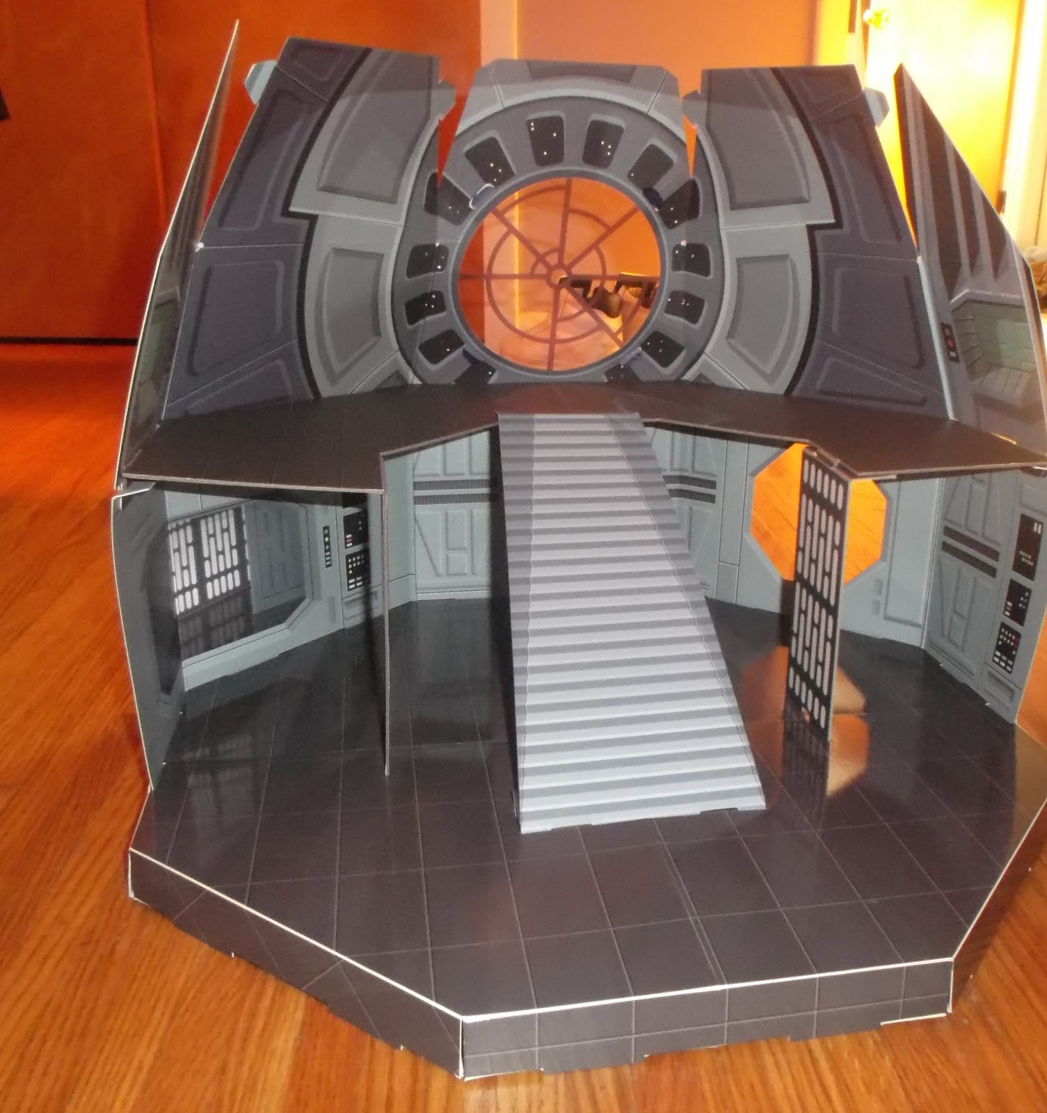 2 Minute Toy Break!: Star Wars Blueprints Paper Craft Death Star Set