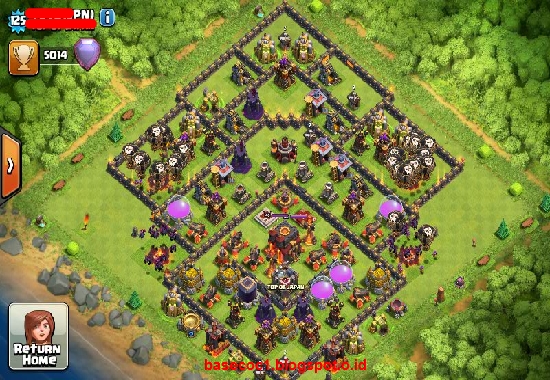 10 Base TH 10 Legend Untuk Mempertahankan Trophy - Base Coc Terkuat dan ...
