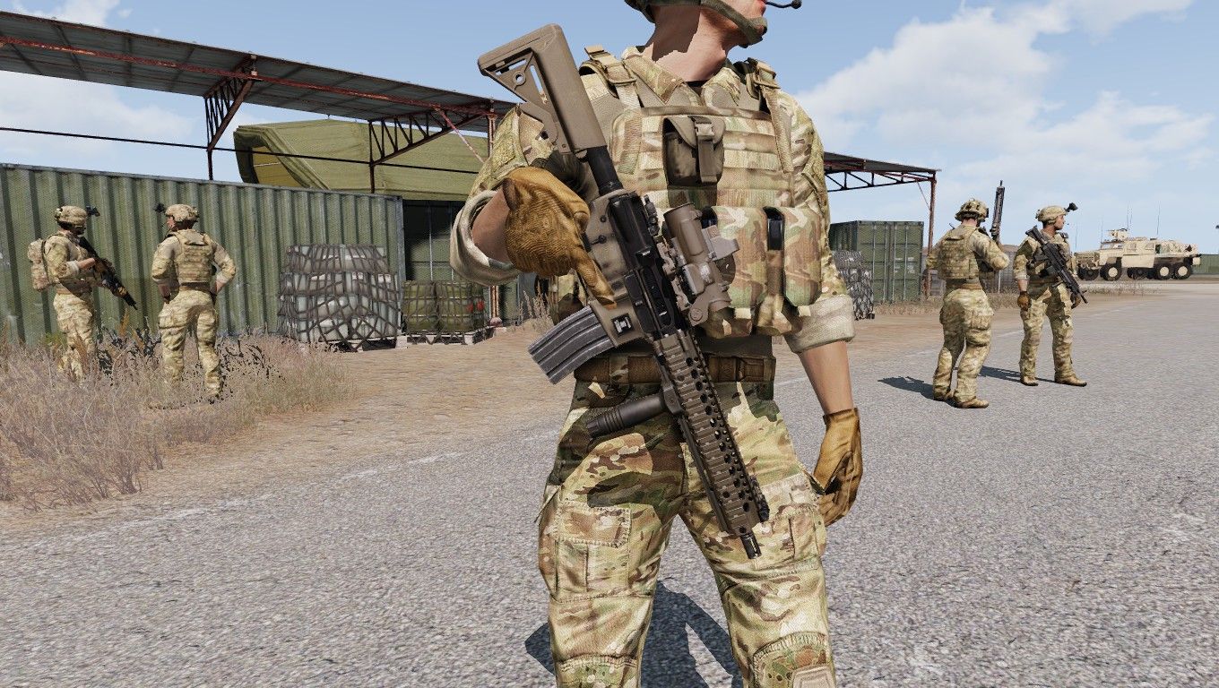 M4 SOPMOD の見た目を変更した Arma 3 用の Custom RHS M4 SOPMODs MOD | 弱者の日記 ...