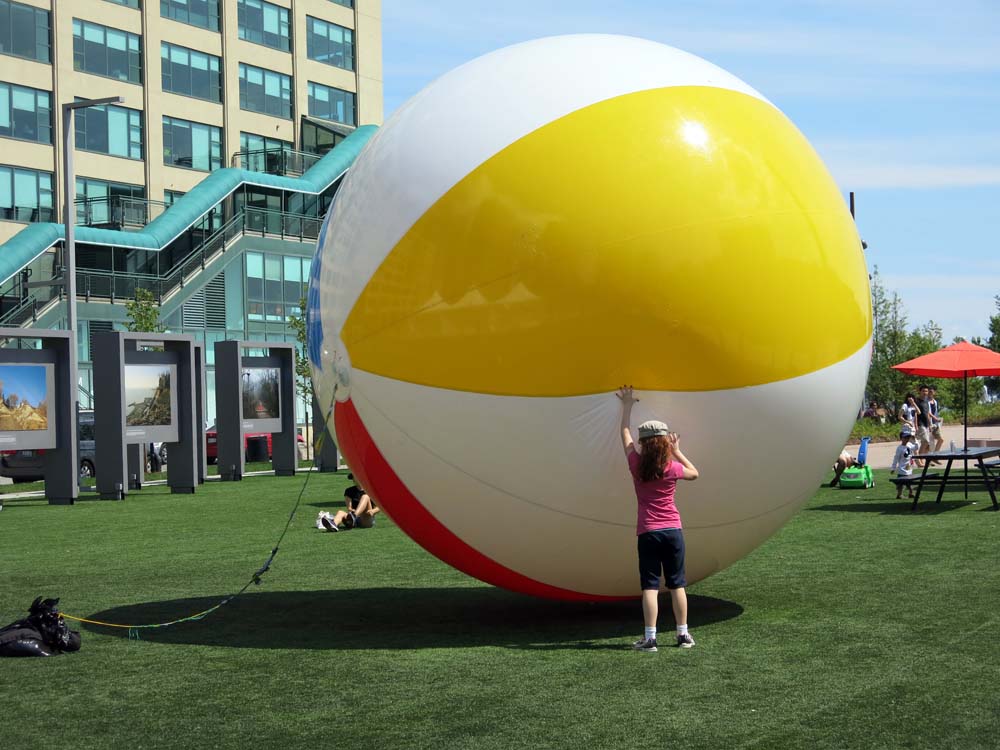 Toronto Grand Prix Tourist - A Toronto Blog: Big Beachball and Haiti at ...