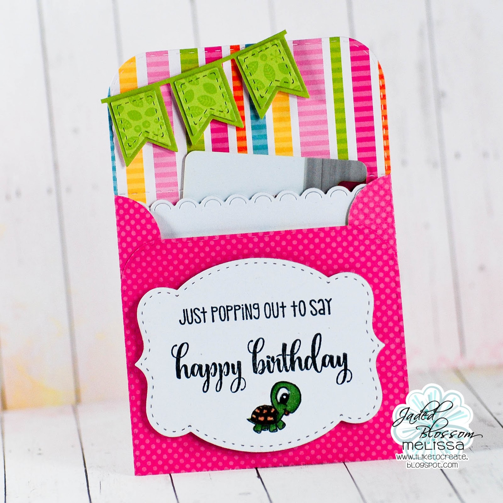 M Miranda Creations: Just Popping Out to Say Happy Birthday!