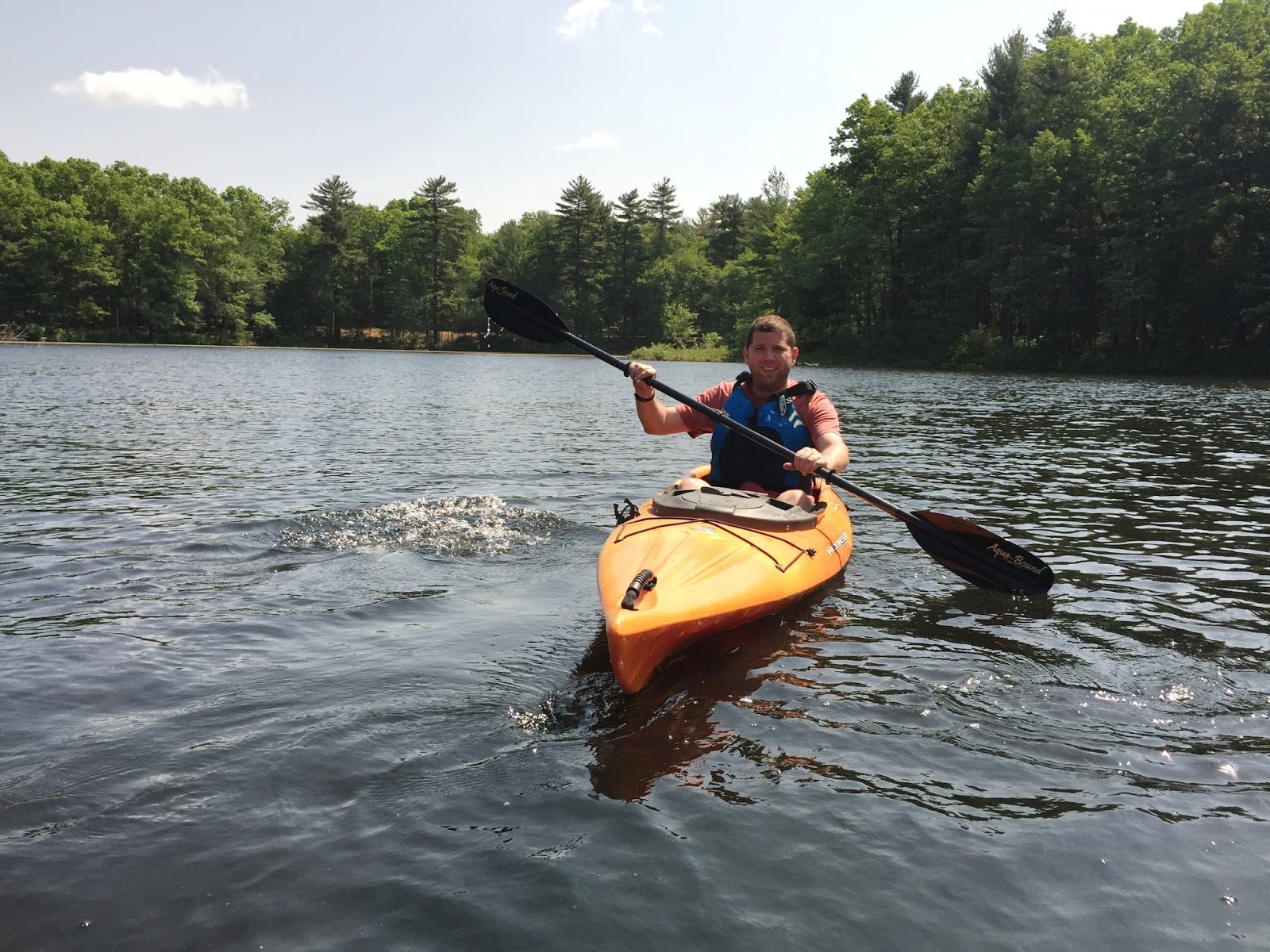 Kayaking New England: Kayaking Lake Boon