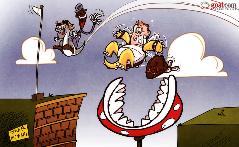 Omar Momani cartoons: Super Mario keeps Man City riding high