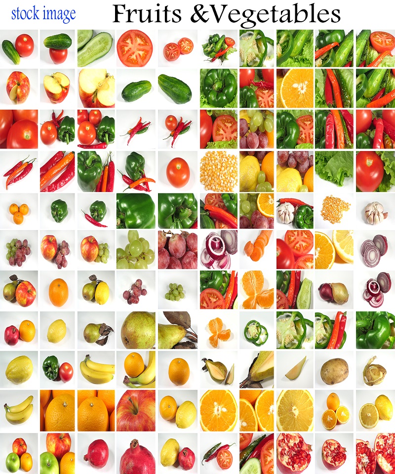 Fruits and Vegetables - Photo Photoshop for free