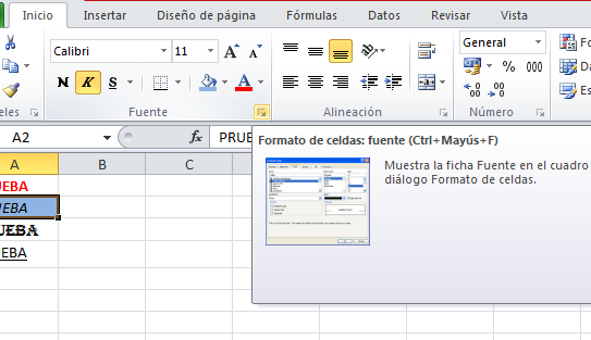 Curso Excel : Formato básico de Celdas Excel