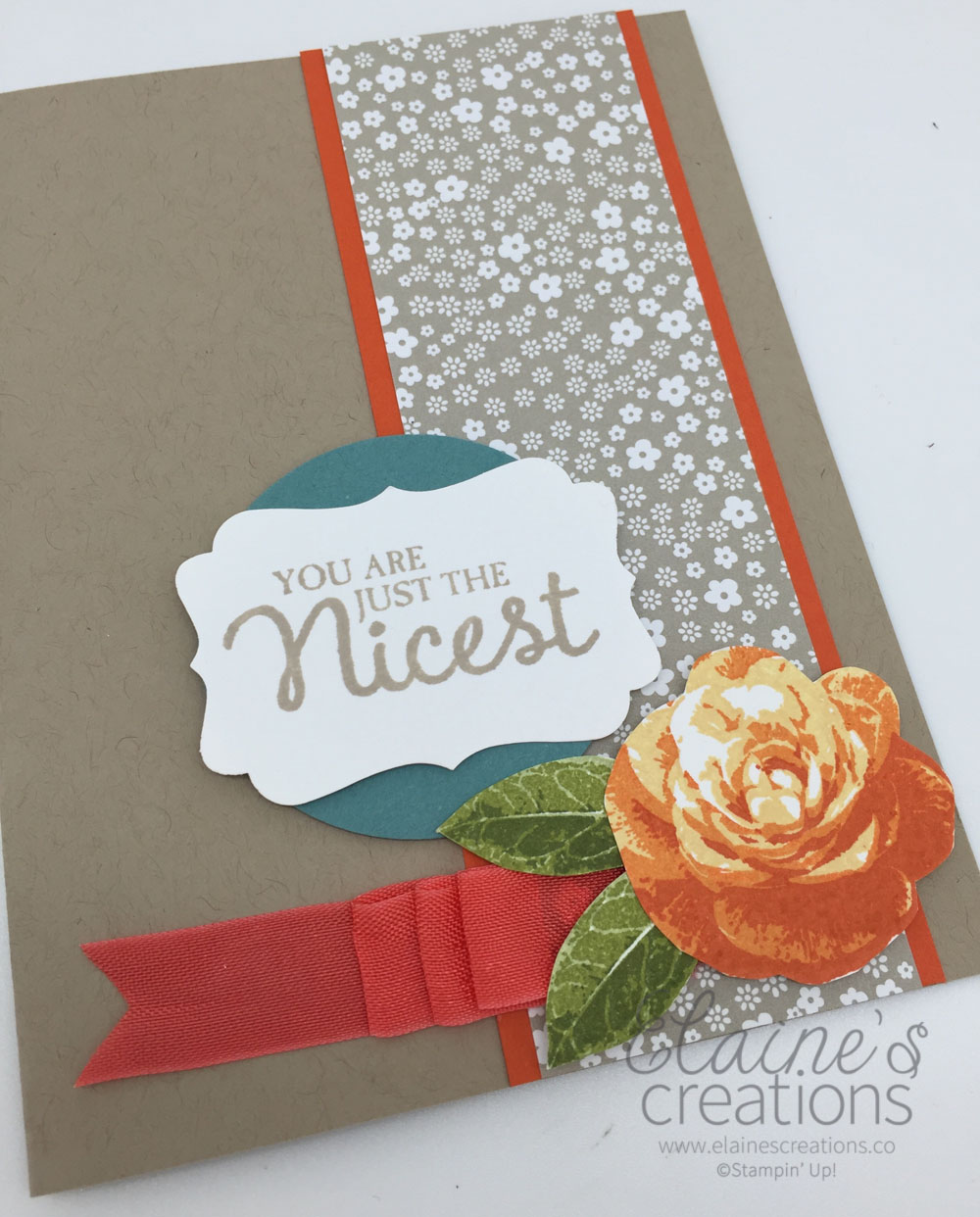 Elaine's Creations: Picture Perfect Card