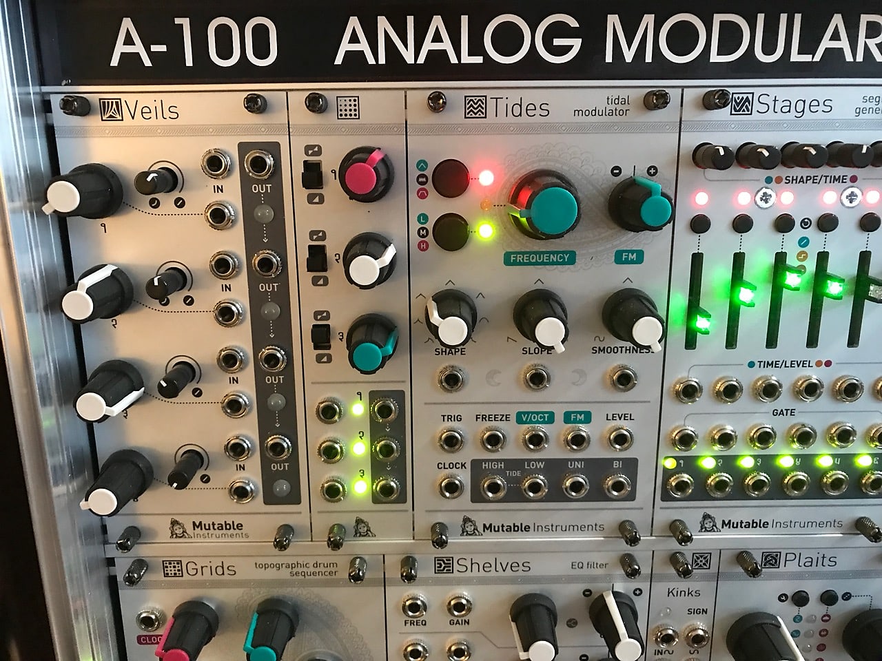 MATRIXSYNTH: 20 Module Mutable Instruments Eurorack System with Doepfer ...