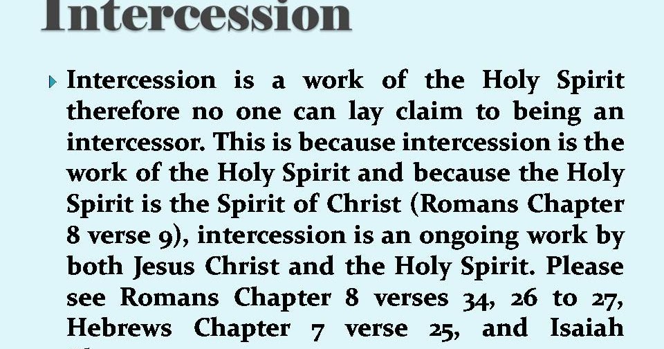 Healing Streams: The Place of Intercession in the Healing of the Nations